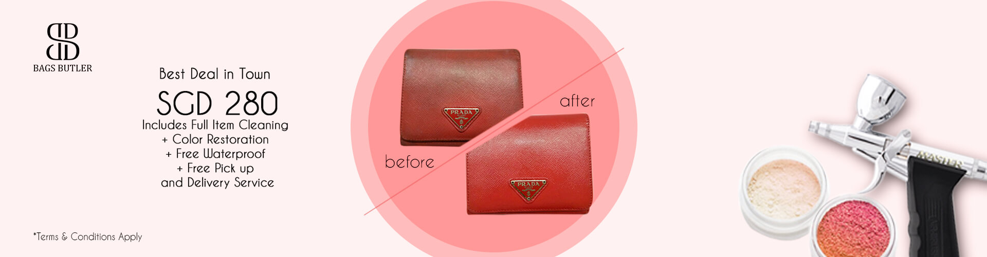 Bags Butler - Cleaning, Color Restoration and Repair for Luxury Goods